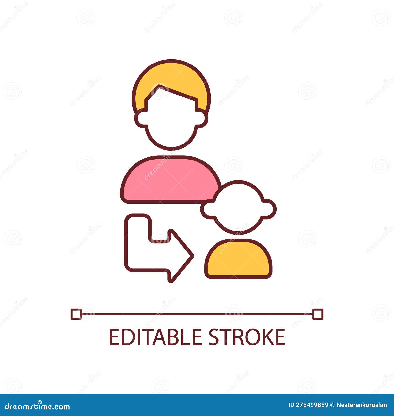 Paternal Inheritance RGB Color Icon Stock Illustration - Illustration ... Paternal Inheritance RGB Color Icon Stock Illustration - Illustration ...