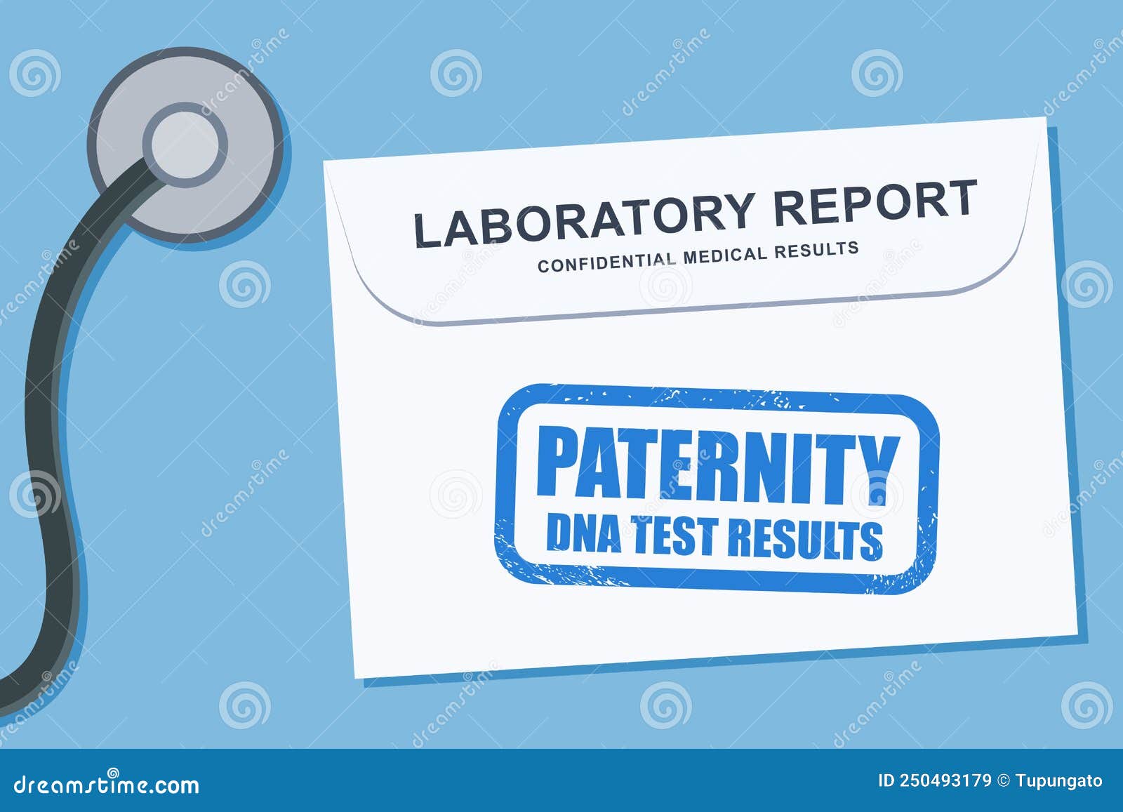 Paternity Testing - DNA Genetic Test Results Stock Vector ...