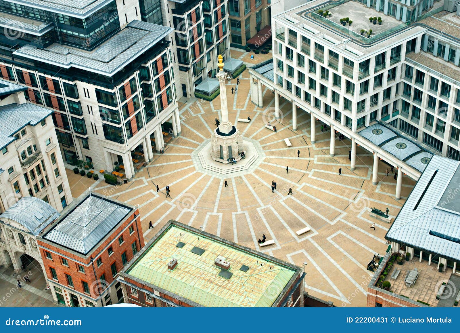 Paternoster Square, London, England. Stock Image - Image of faith ...