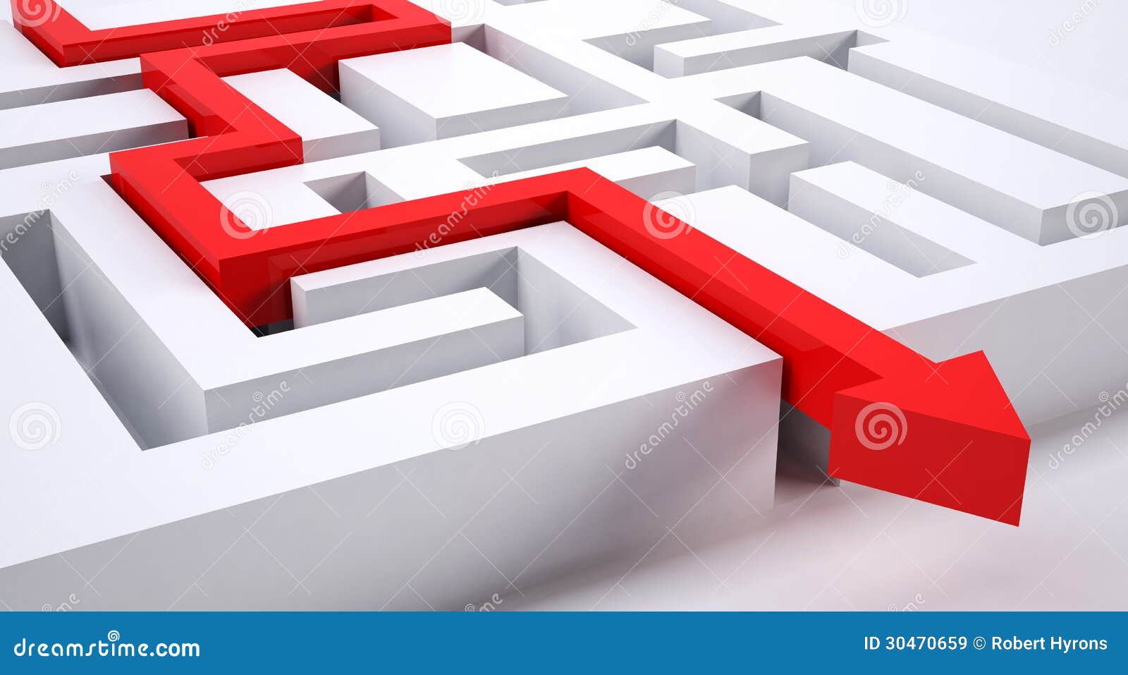 Path across labyrinth stock illustration. Illustration of graphic ...
