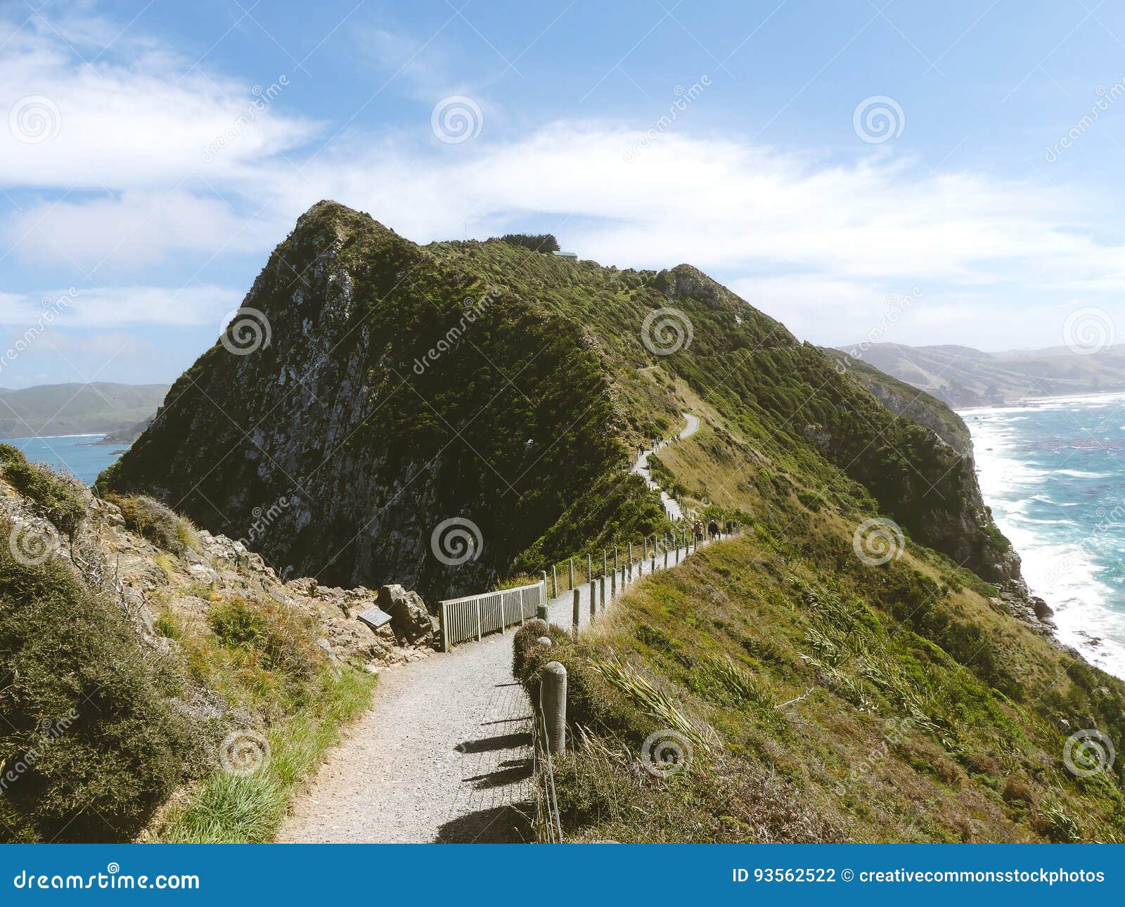 Path Along Ridge Over Coastline Picture. Image: 93562522