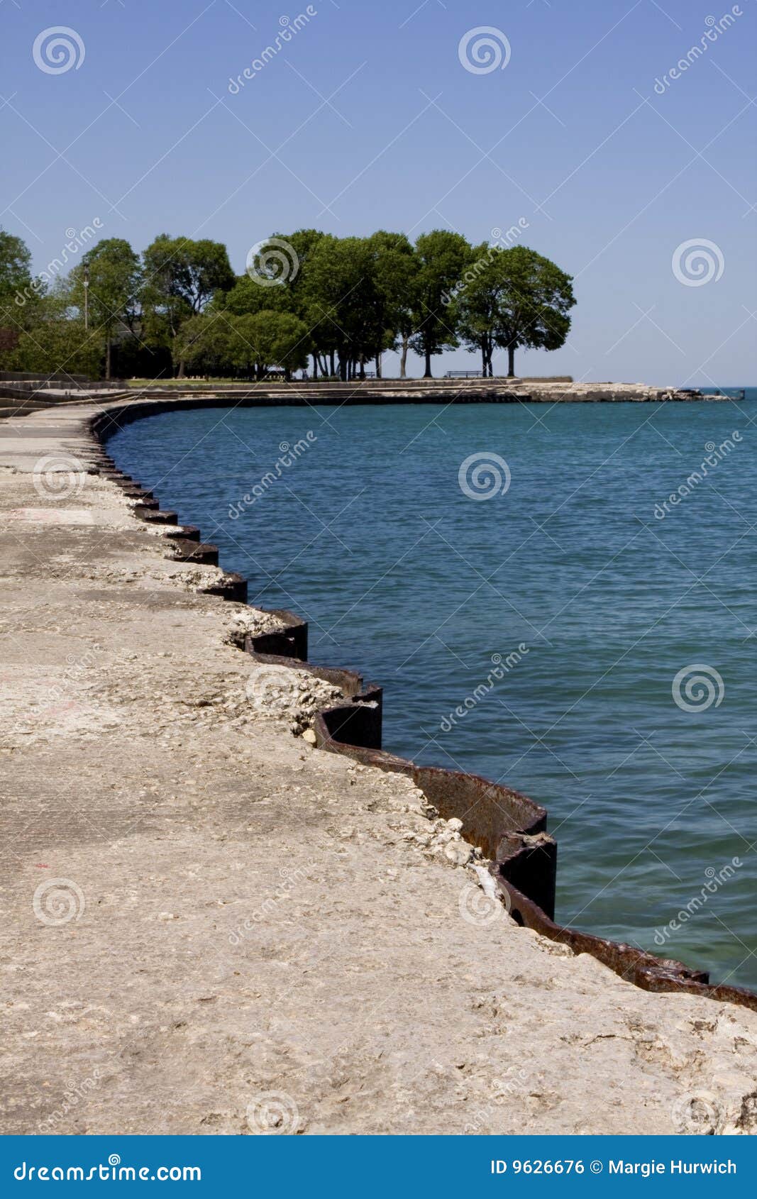 Path along Water stock photo. Image of water, breakwall - 9626676