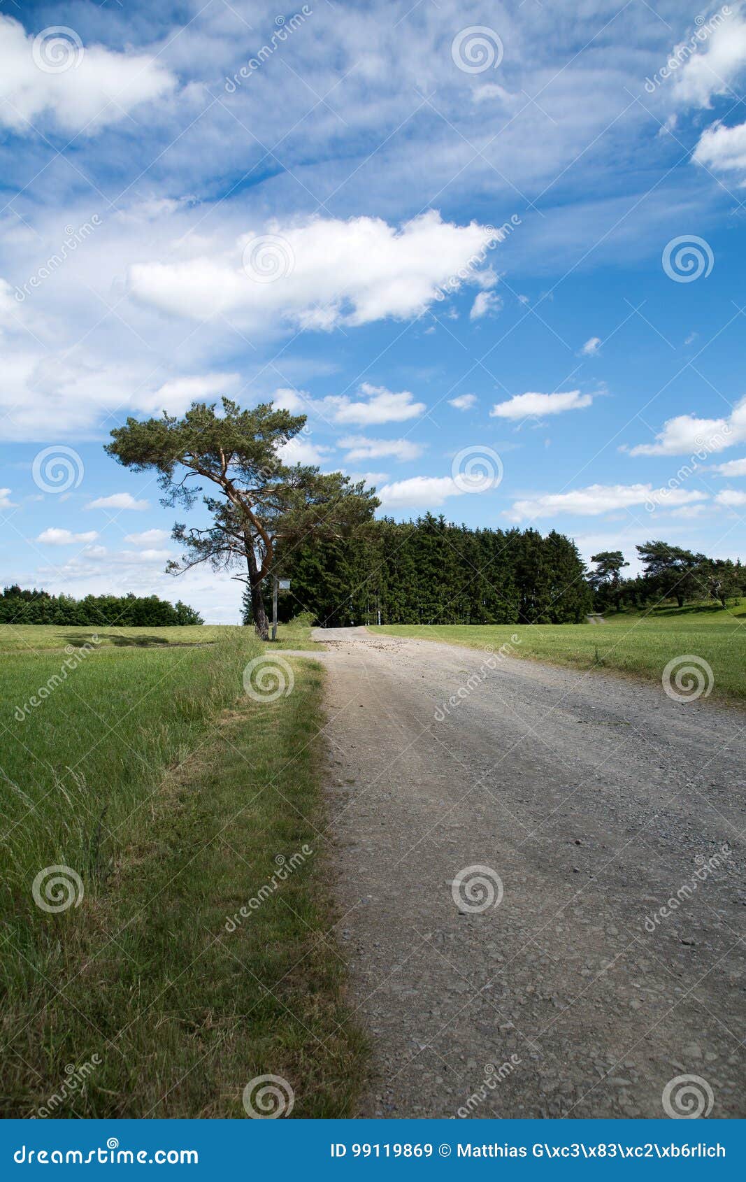 Path with cloudy blue sky stock image. Image of countryside - 99119869