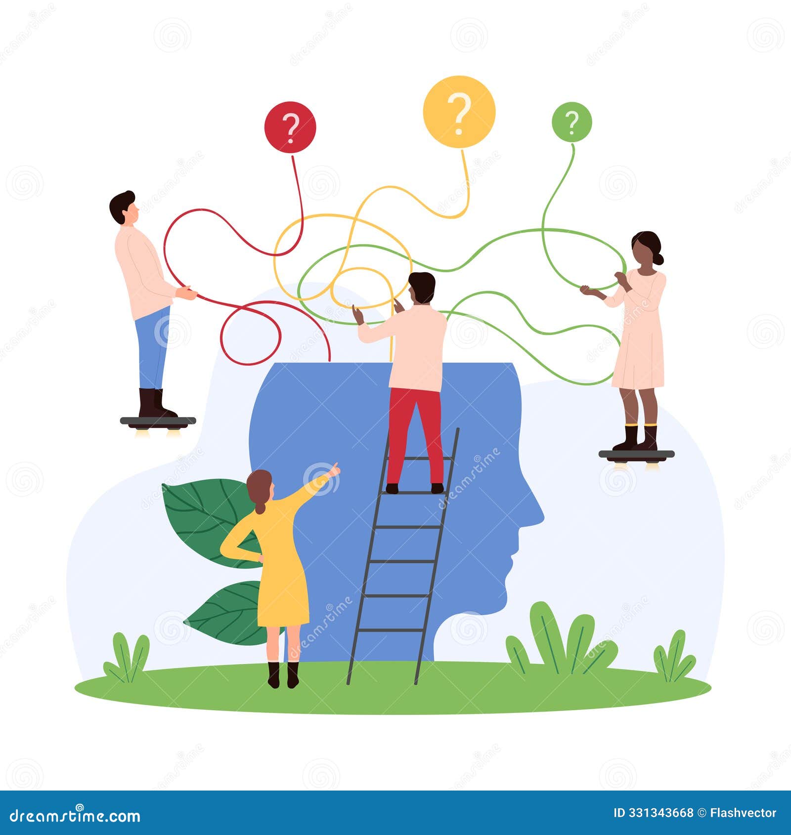 Path, Direction Choice between Alternative Option, Decision Making ...