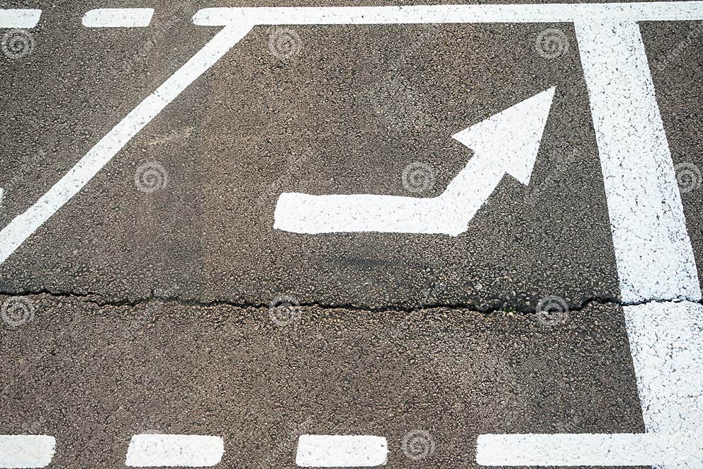 Indicators on the ground stock photo. Image of background - 110259414