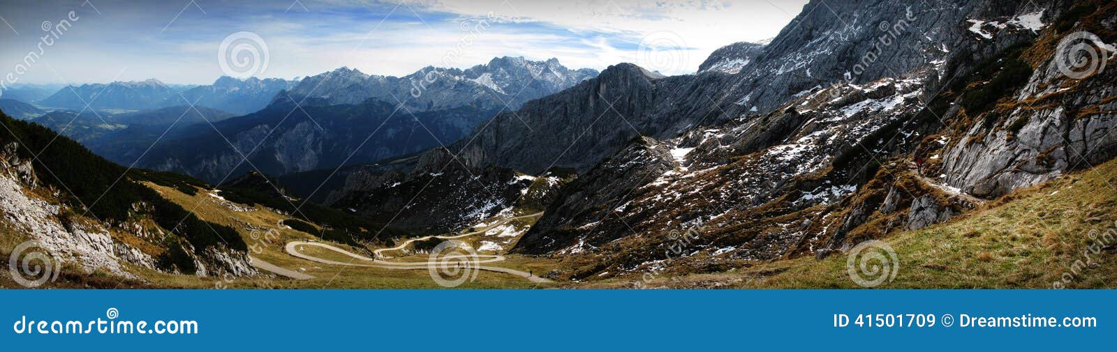 The Path Down the Mountain stock image. Image of running - 41501709