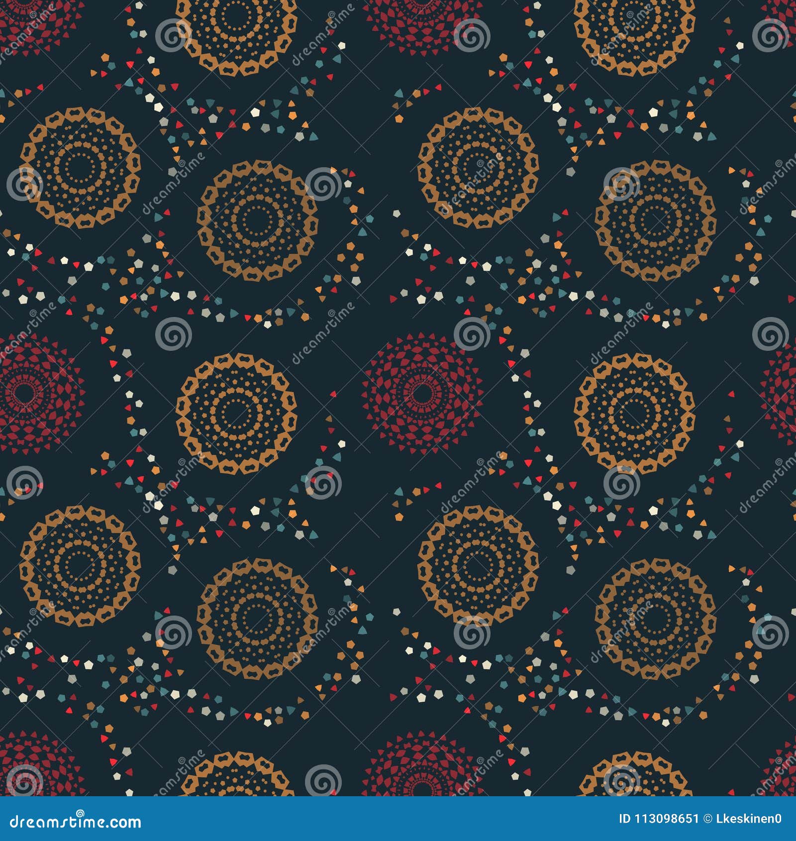 Path Of Endeavour Seamless Pattern Cartoon Vector | CartoonDealer.com ...