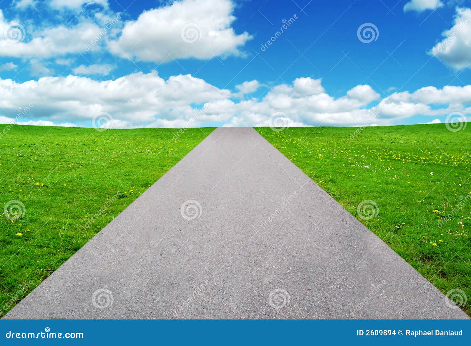 Path in a field stock photo. Image of lane, clouds, walk - 2609894