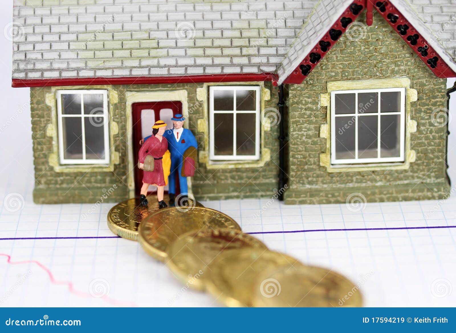 Path of Financial Ruin stock image. Image of business - 17594219