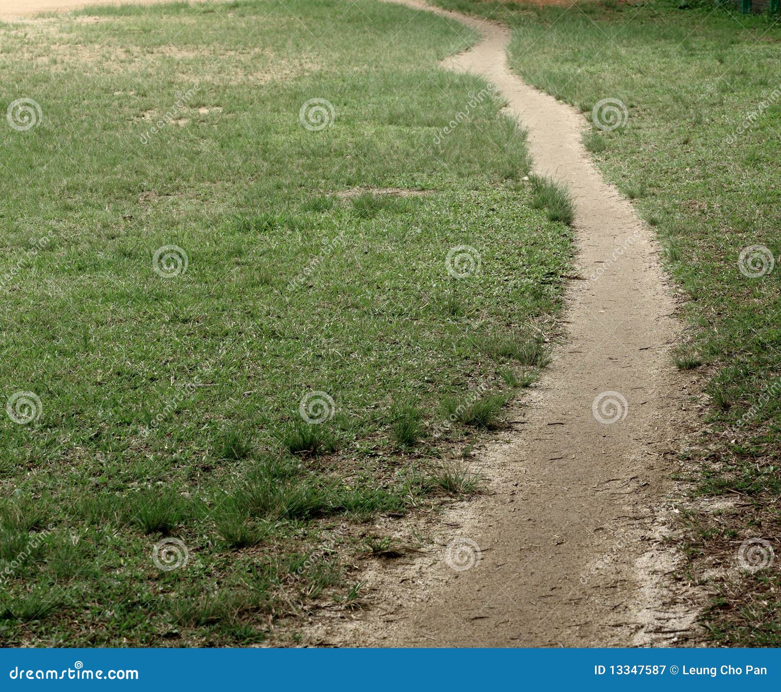 Path on grass stock image. Image of garden, agriculture - 13347587
