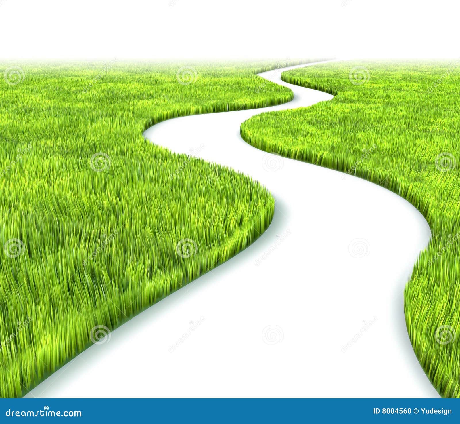 Path in grass stock illustration. Illustration of road - 8004560