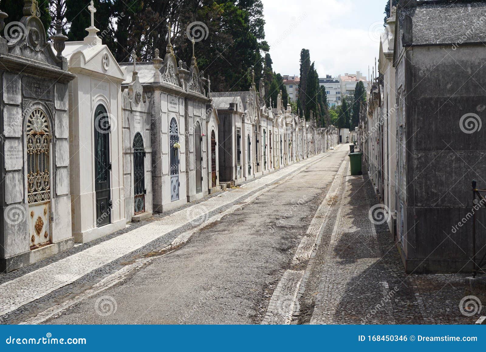 Path On Graveyard With Very Old Graves Royalty-Free Stock Image ...
