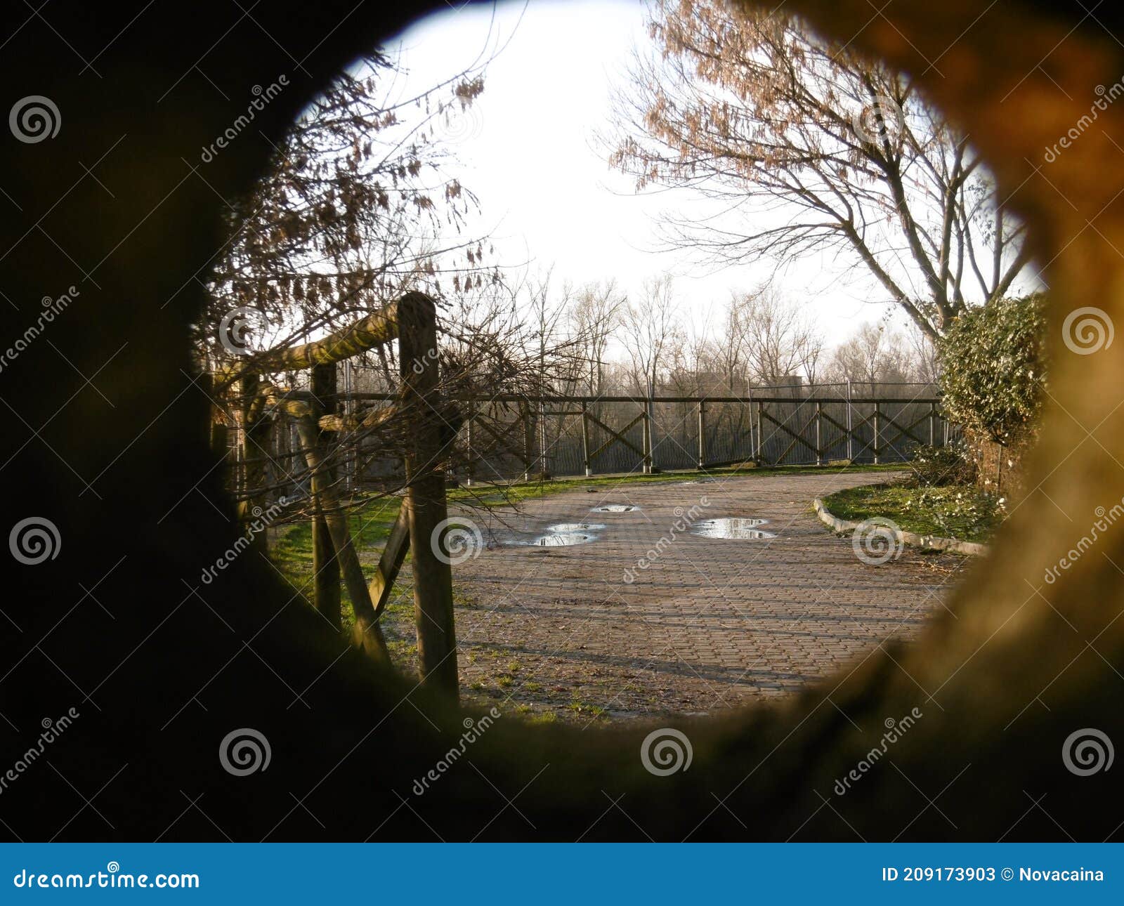 Path in the hole stock image. Image of hole, pathway - 209173903