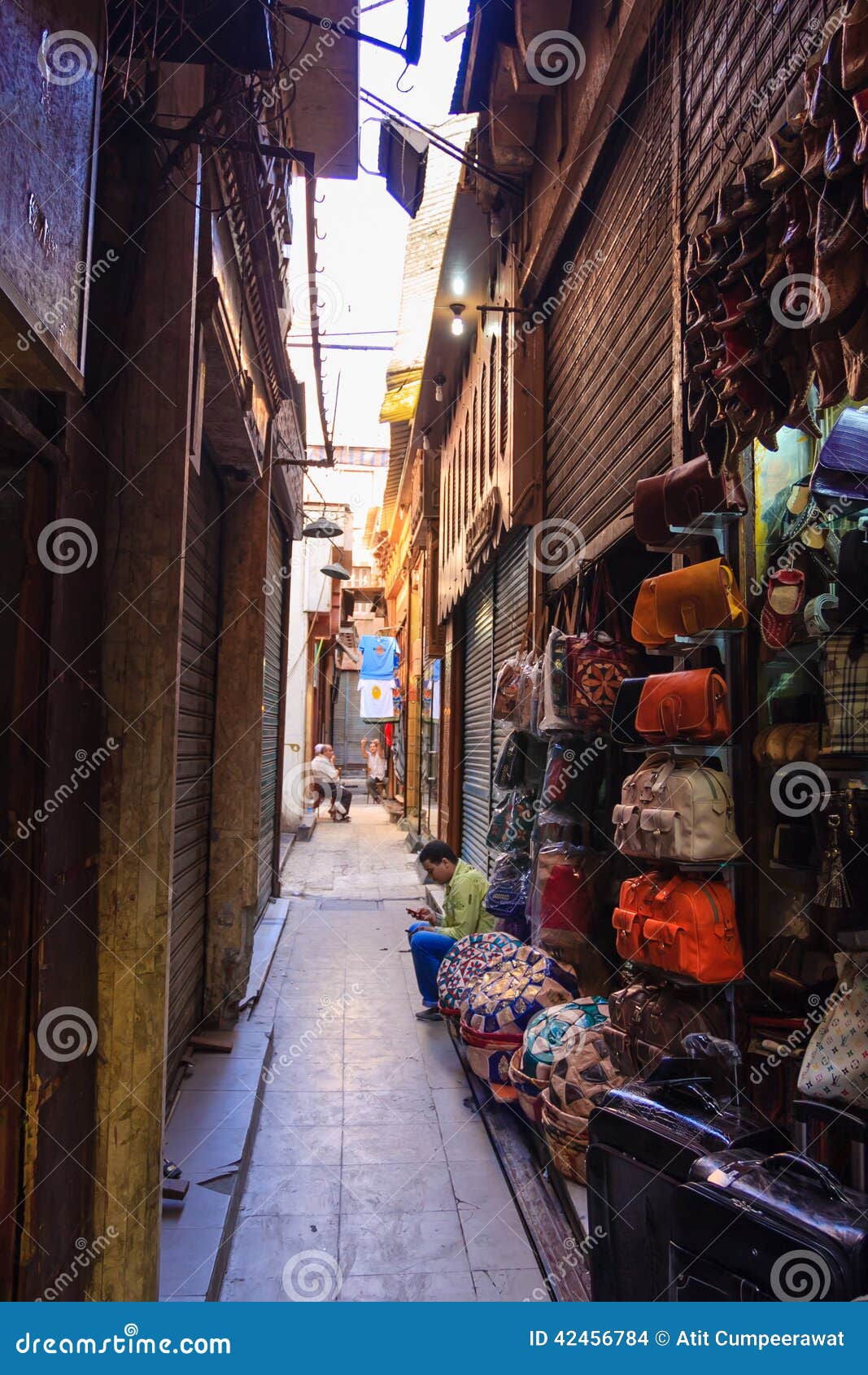 Path at Khan El-Khalili Bazaar , Cairo in Egypt Editorial Stock Image ...