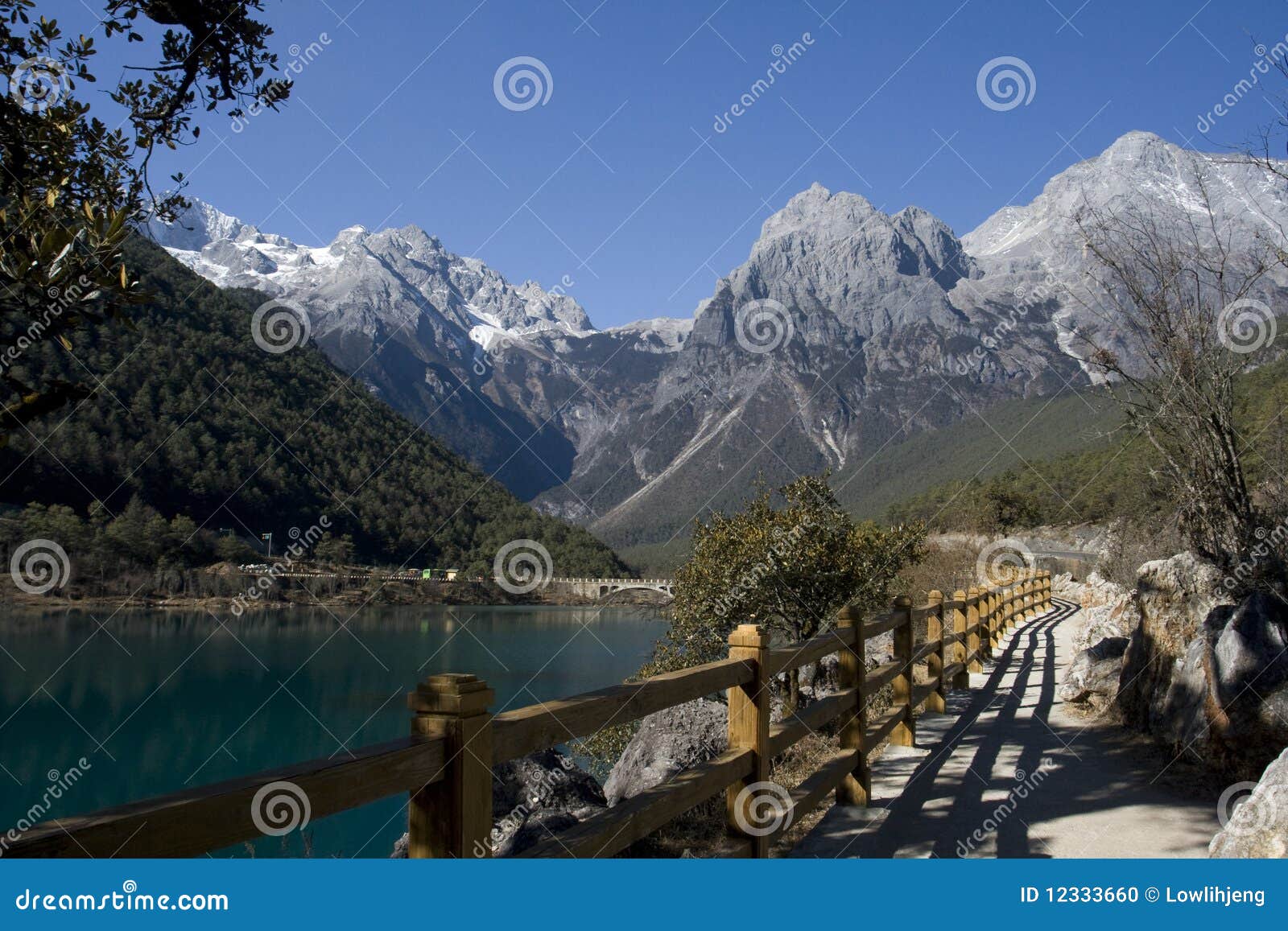 Jade Dragon Snow Mountain, Lijiang China Stock Photography ...