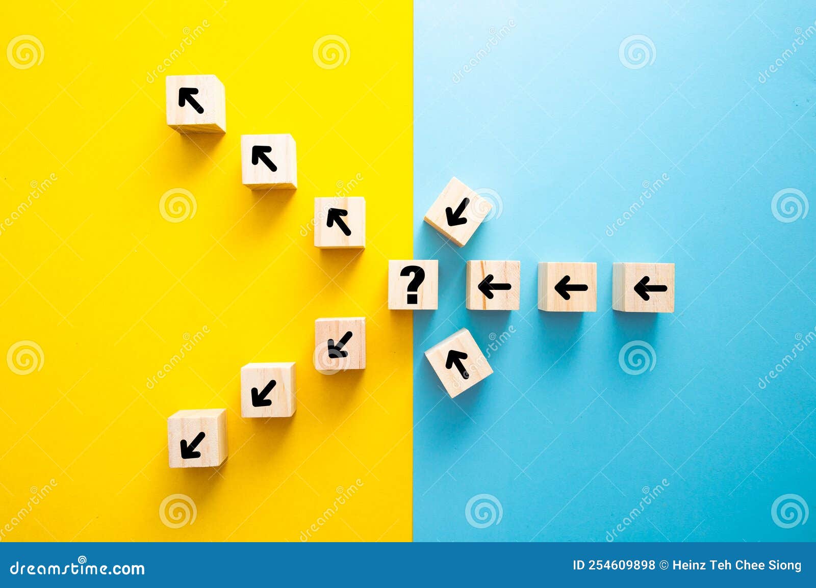 Path Lead Decision Which Changes the Path in Two Directions Stock Photo ...