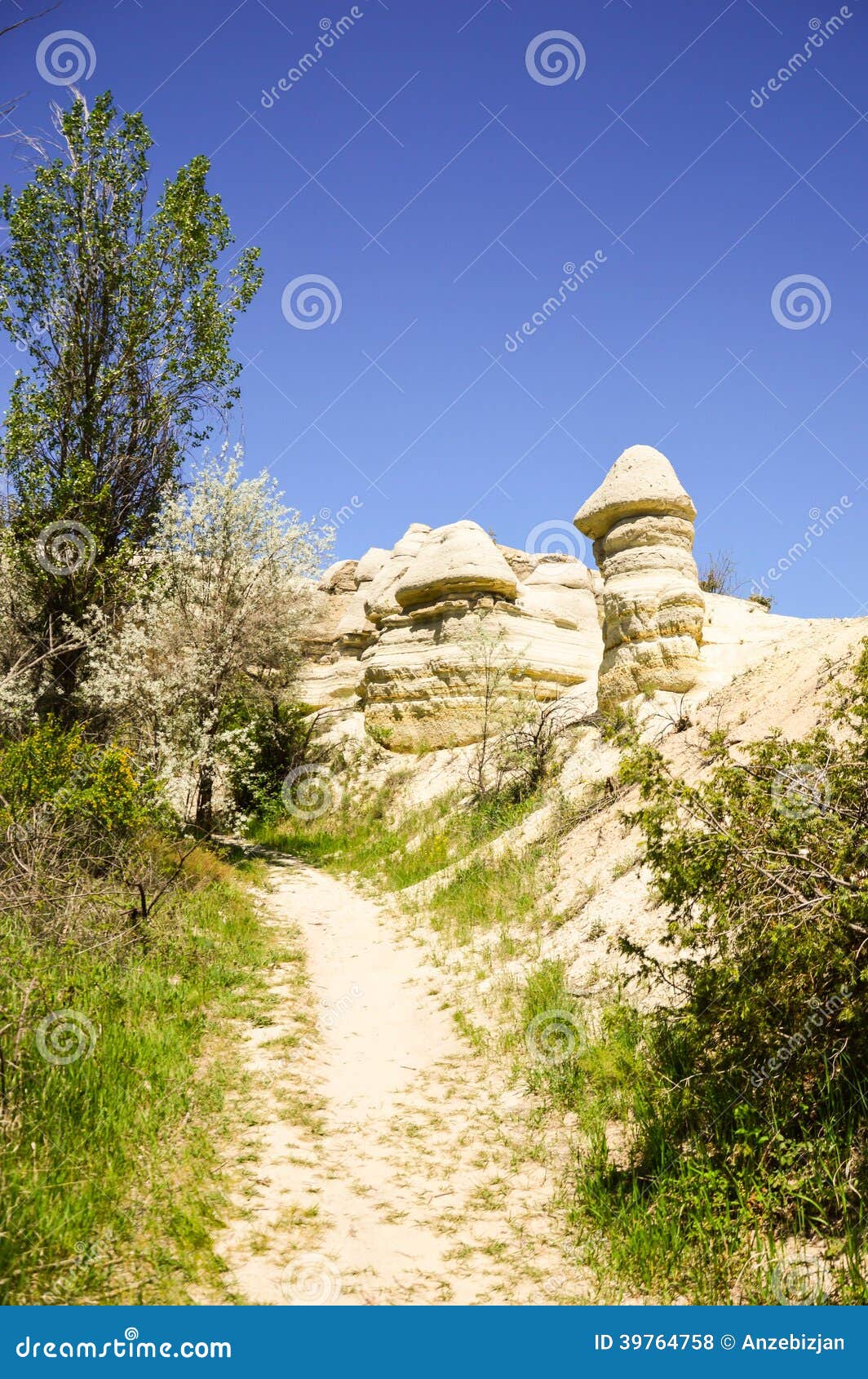 Path Leading Pass Stone Formations Stock Photo - Image of unesco ...