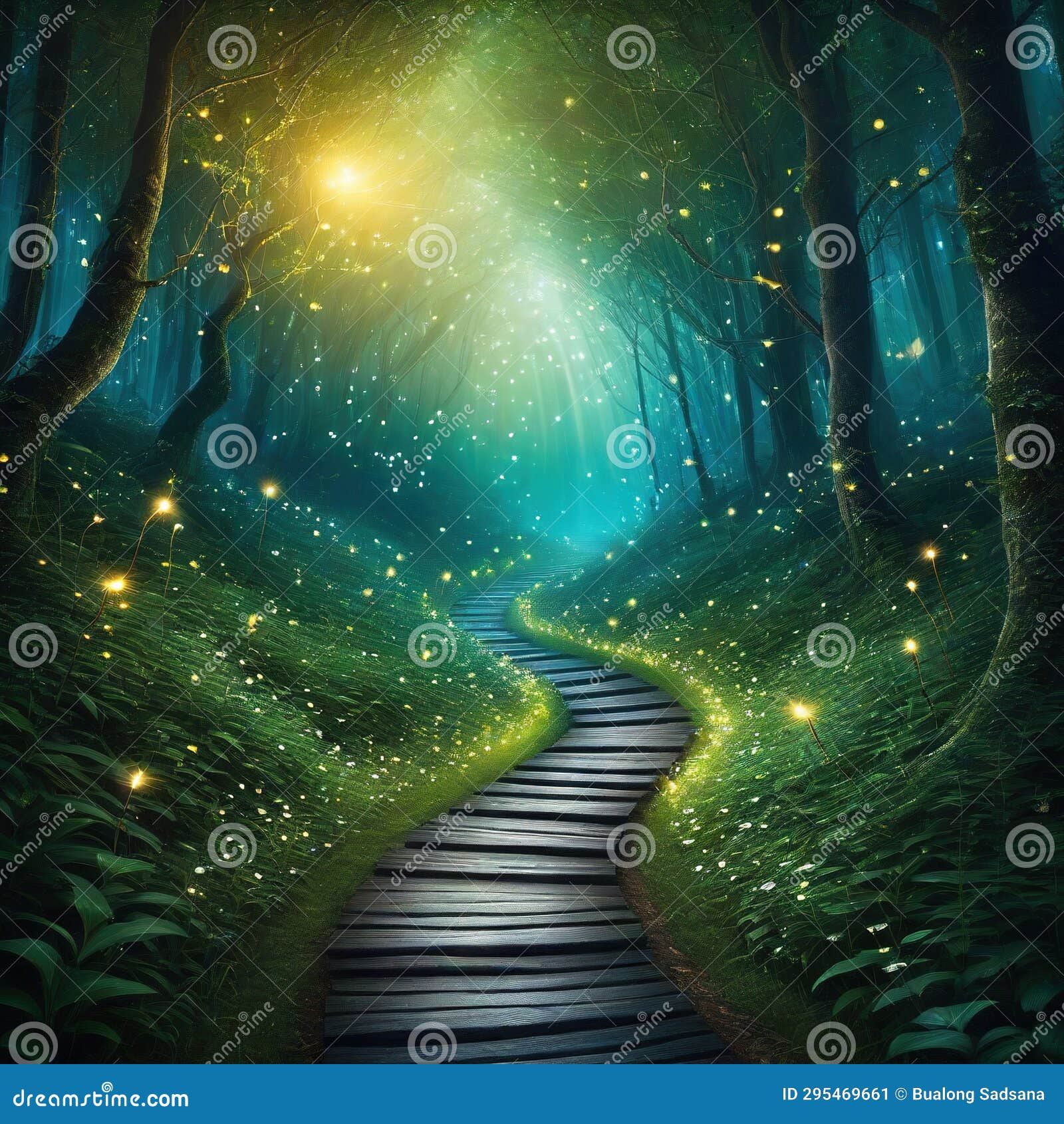 Path that Leads To Separate in the Depths of the Wonderful Environment ...