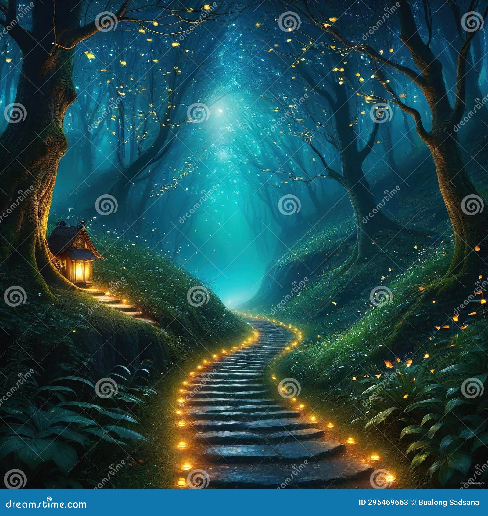 Path that Leads To Separate in the Depths of the Wonderful Environment ...