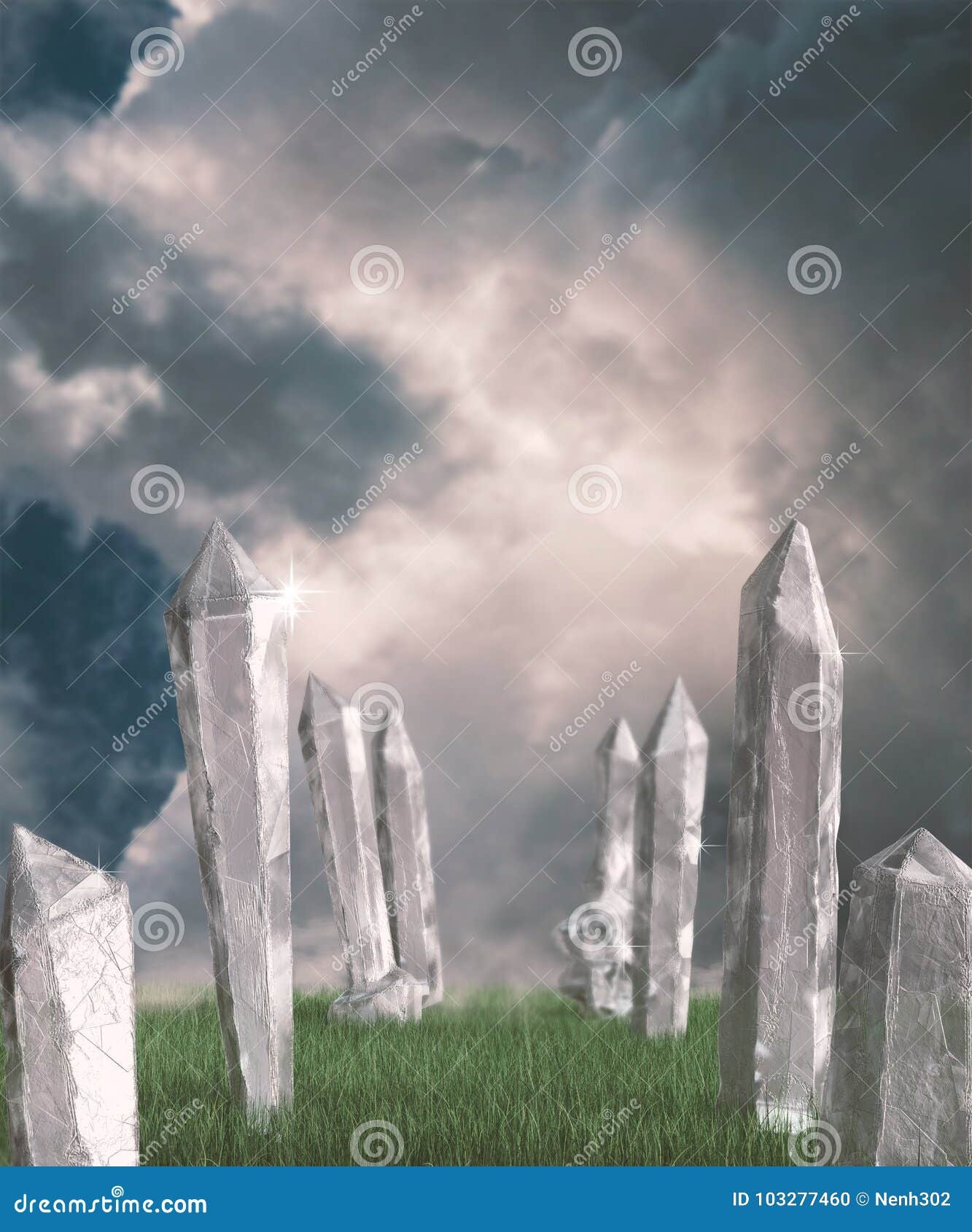 Path Made of Crystals stock illustration. Illustration of wallpaper ...