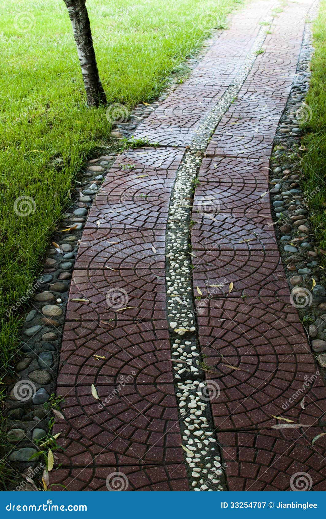 Path stock image. Image of curve, natural, rural, backyard - 33254707