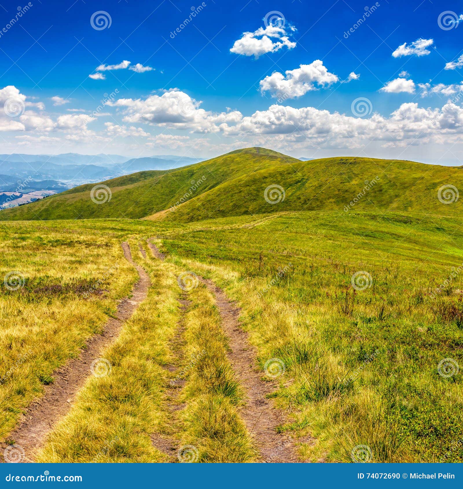 Path through Mountain Landscape Stock Photo - Image of scenic, tourism ...