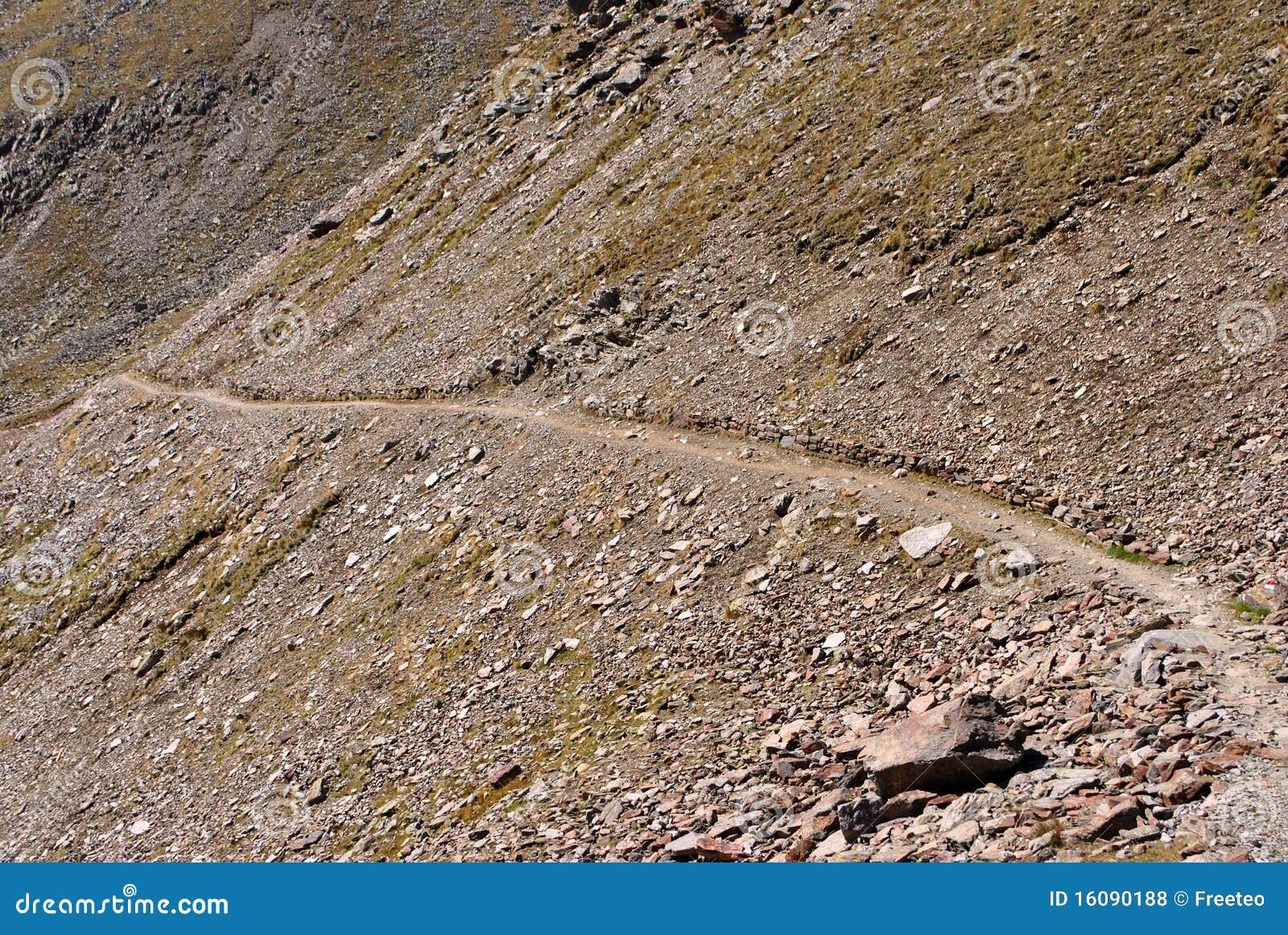 Path in the mountains stock photo. Image of mountain - 16090188