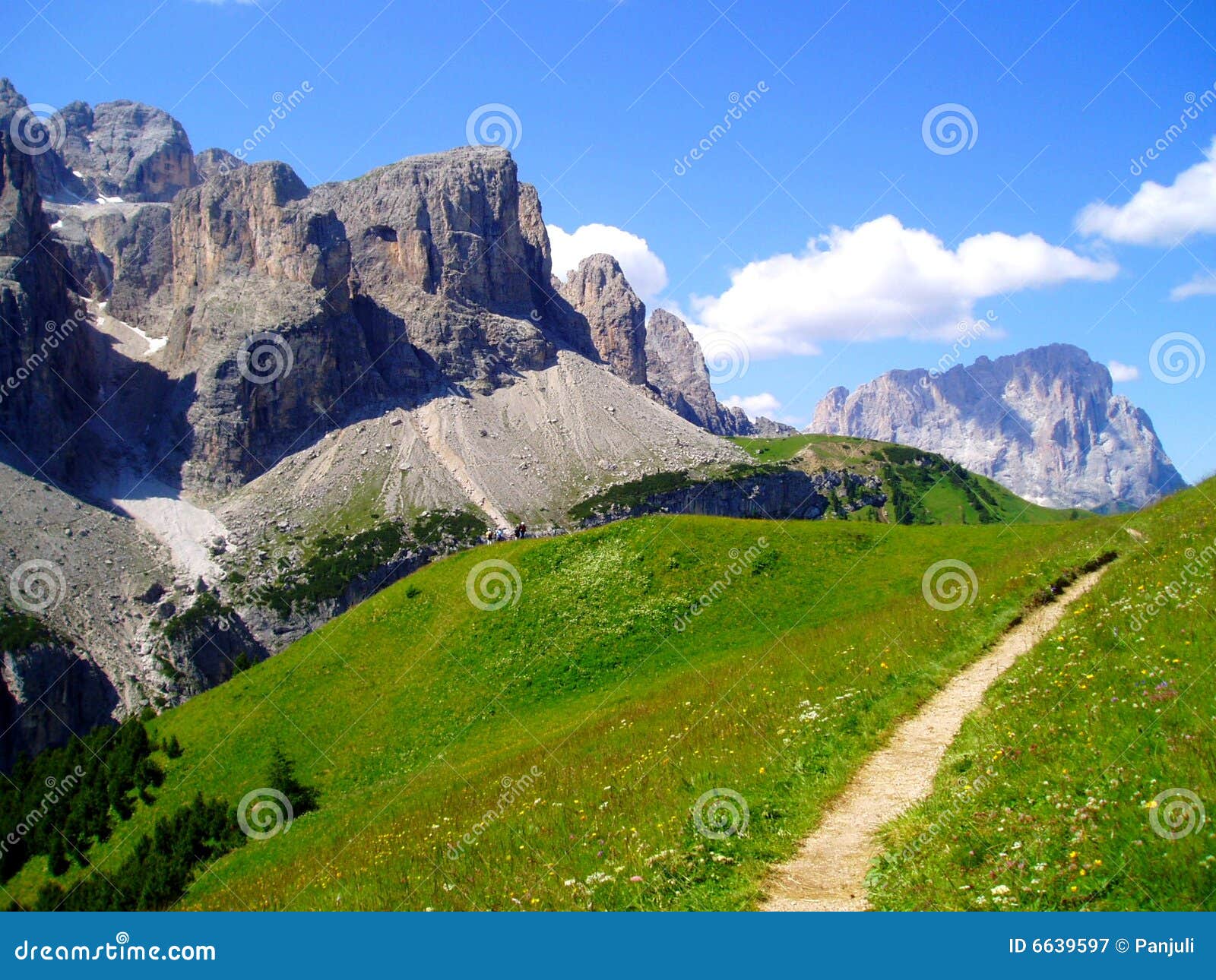 Path in the mountains stock image. Image of hiking, escape - 6639597