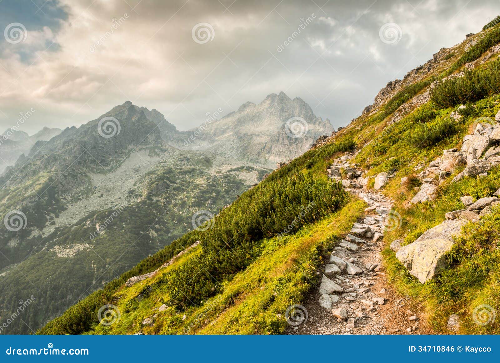 Path in mountains stock photo. Image of landscape, beauty - 34710846