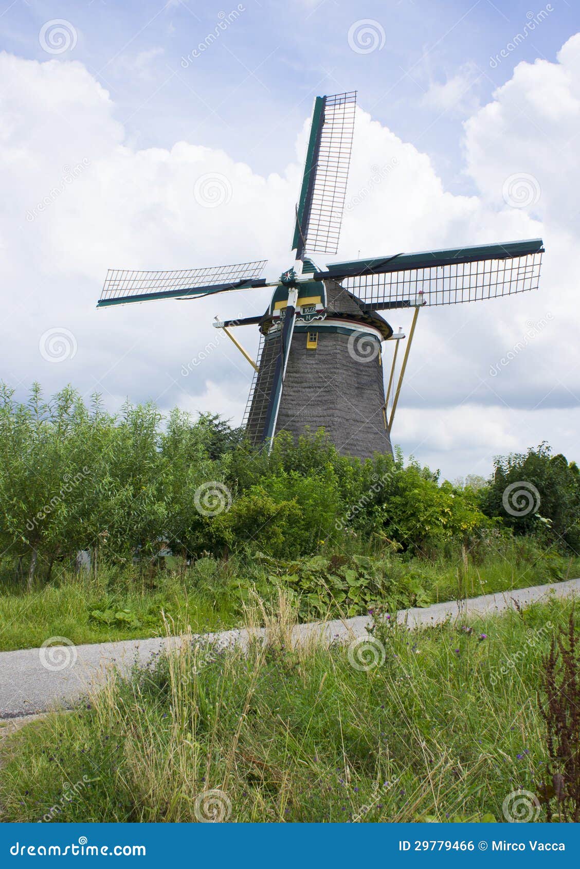 Path next to windmill stock photo. Image of netherlands - 29779466