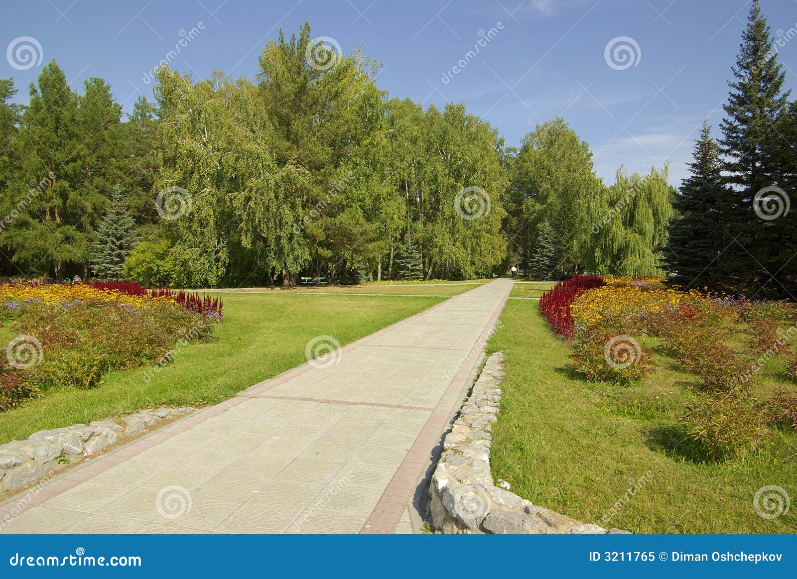 Path in the park stock image. Image of color, brown, path - 3211765