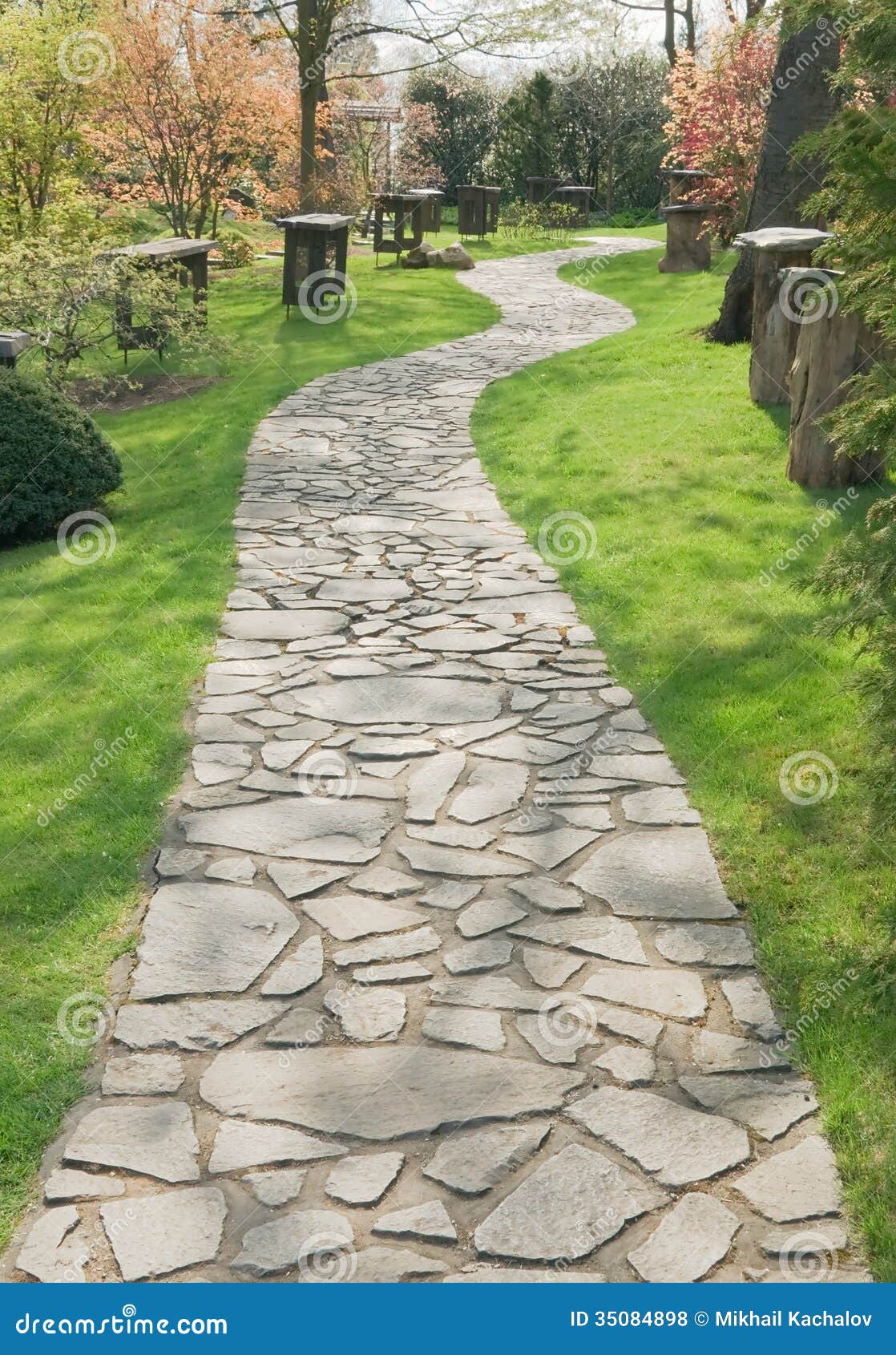 Path in the park stock photo. Image of nonurban, outdoors - 35084898