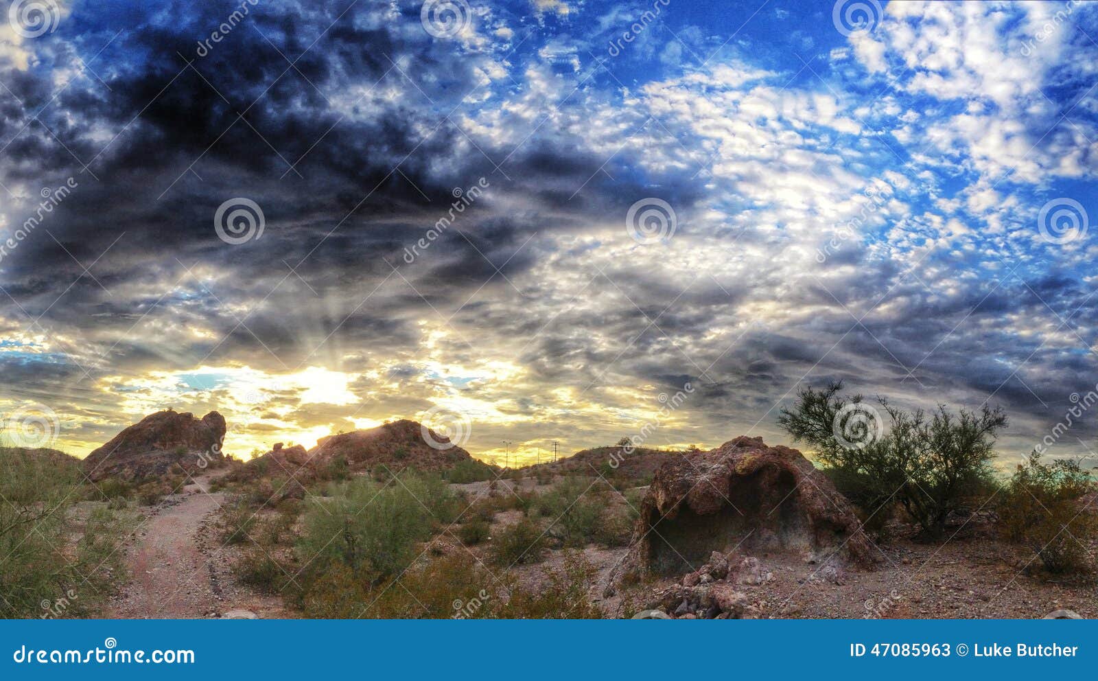 The Desert Sunset Path stock image. Image of dune, white - 47085963
