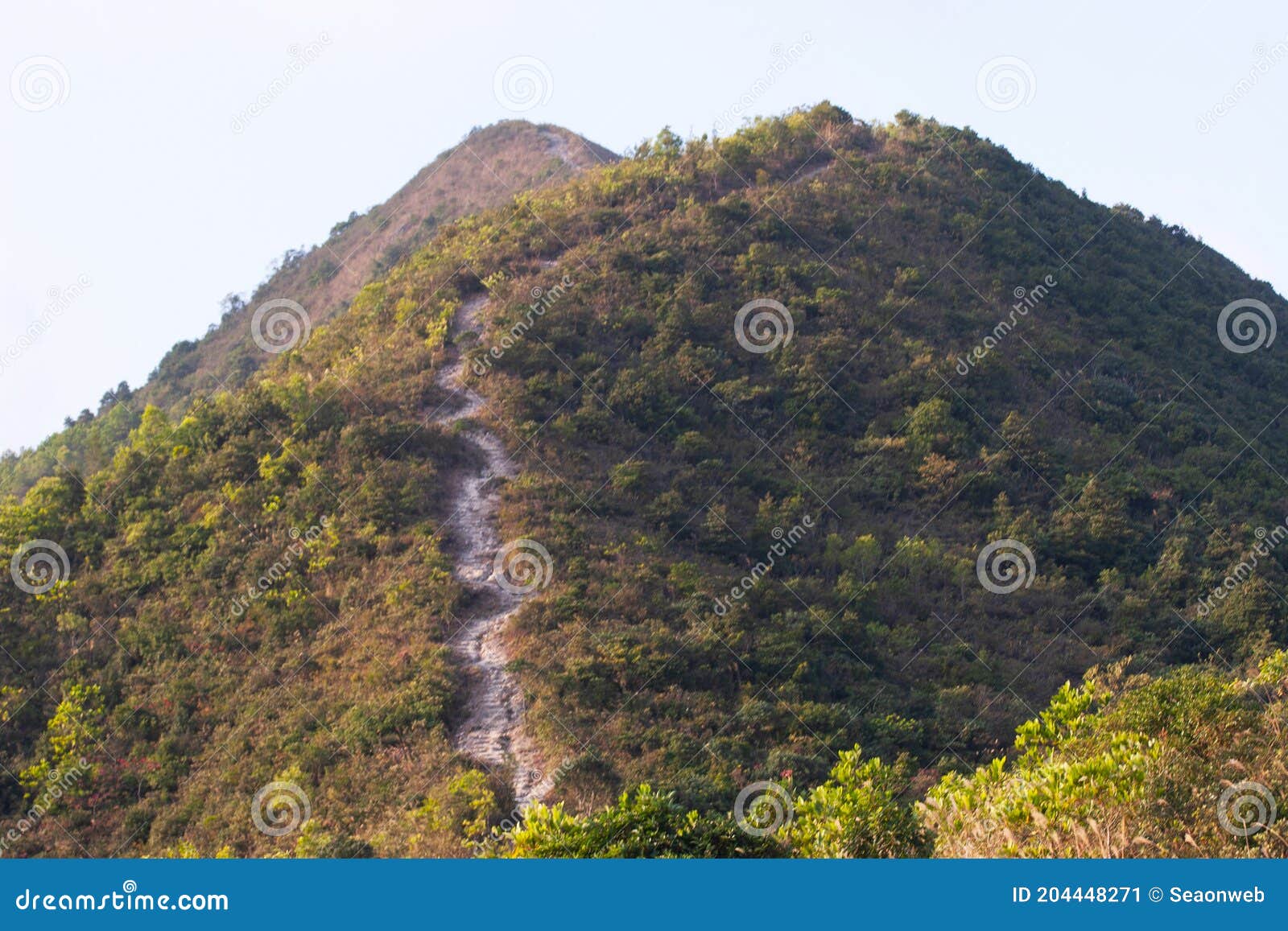 The Path at Razor Hill, Sai Kung Hk Stock Image - Image of scene ...
