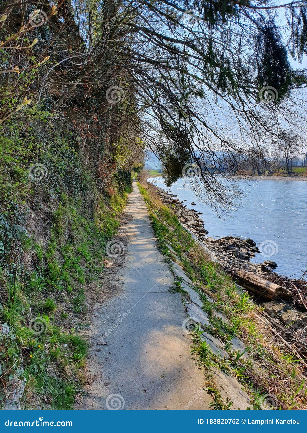 Path by Riverside stock photo. Image of wilderness, trail - 183820762