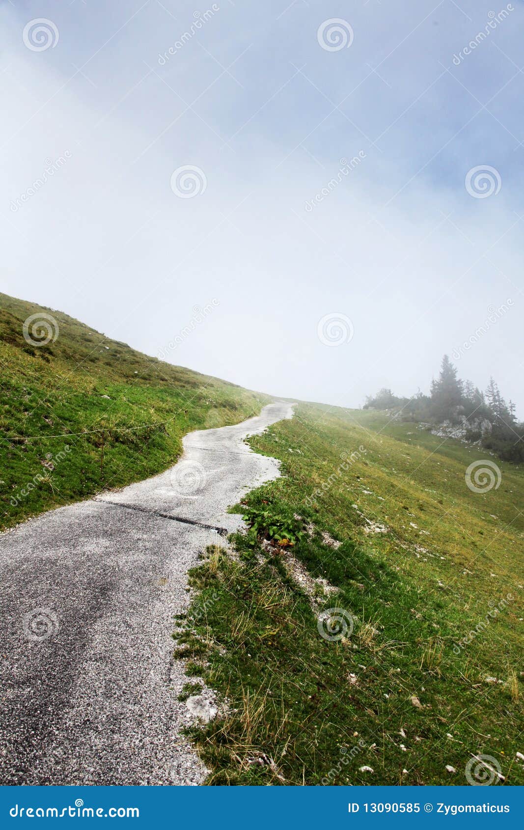 Path Road Up Hill into Mountain Stock Image - Image of outdoor, fitness ...