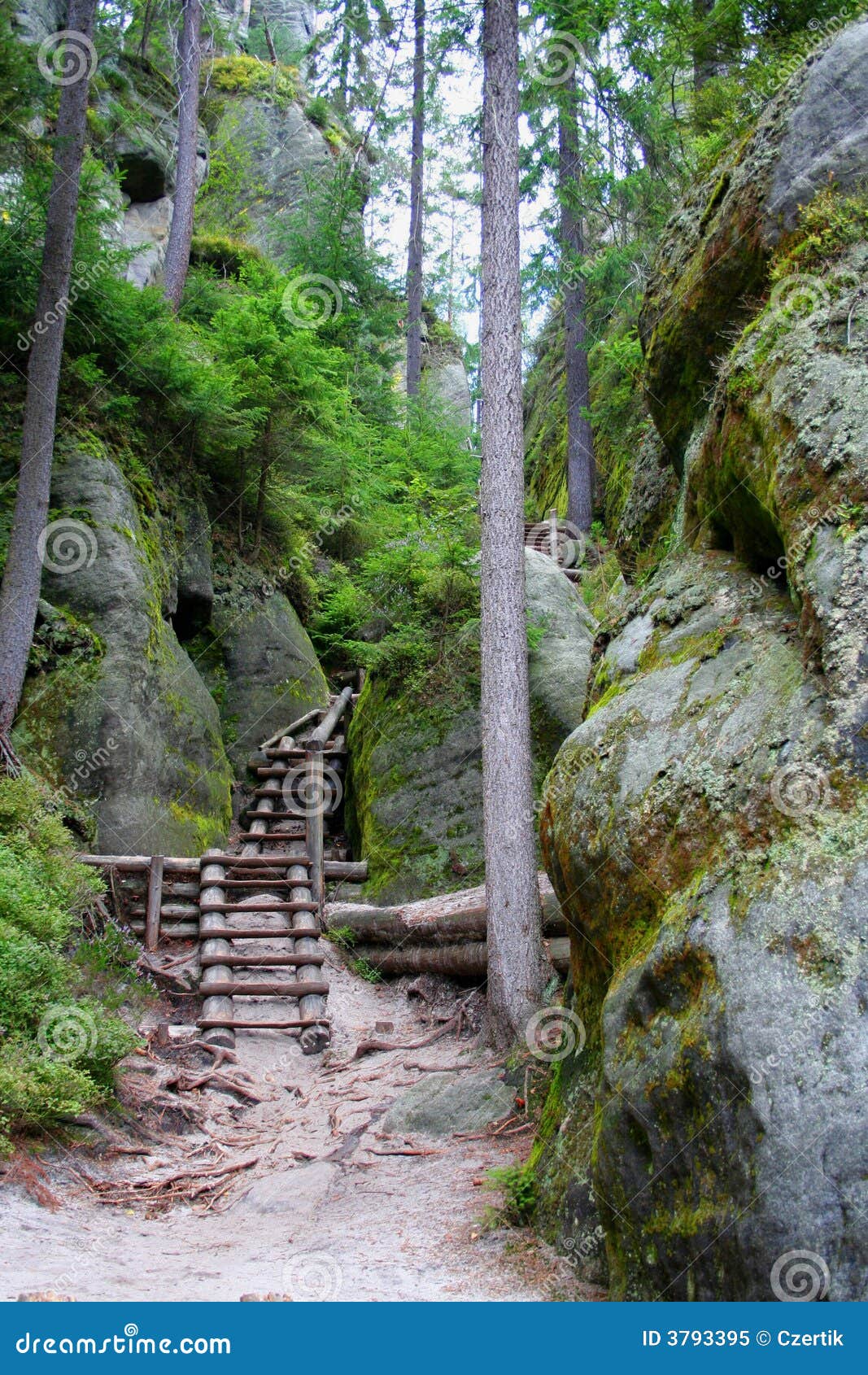 Path into rocks stock image. Image of rock, town, sand - 3793395