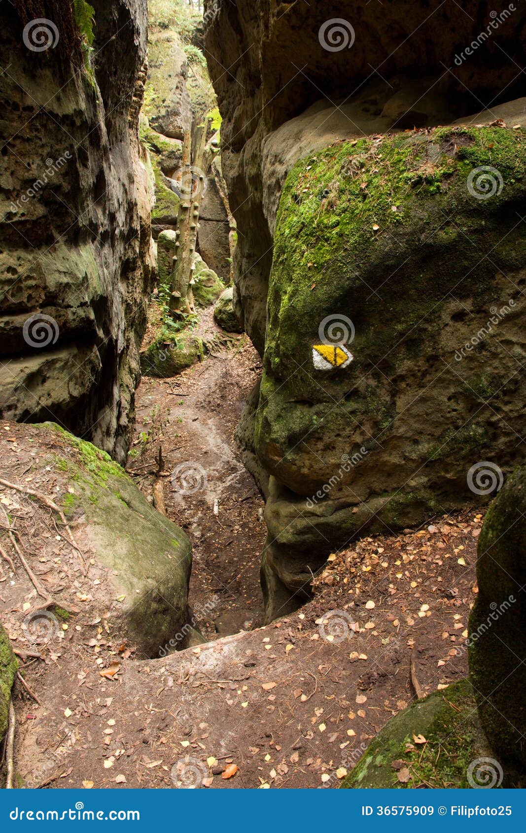 Path in the rocks stock image. Image of adventure, climber - 36575909