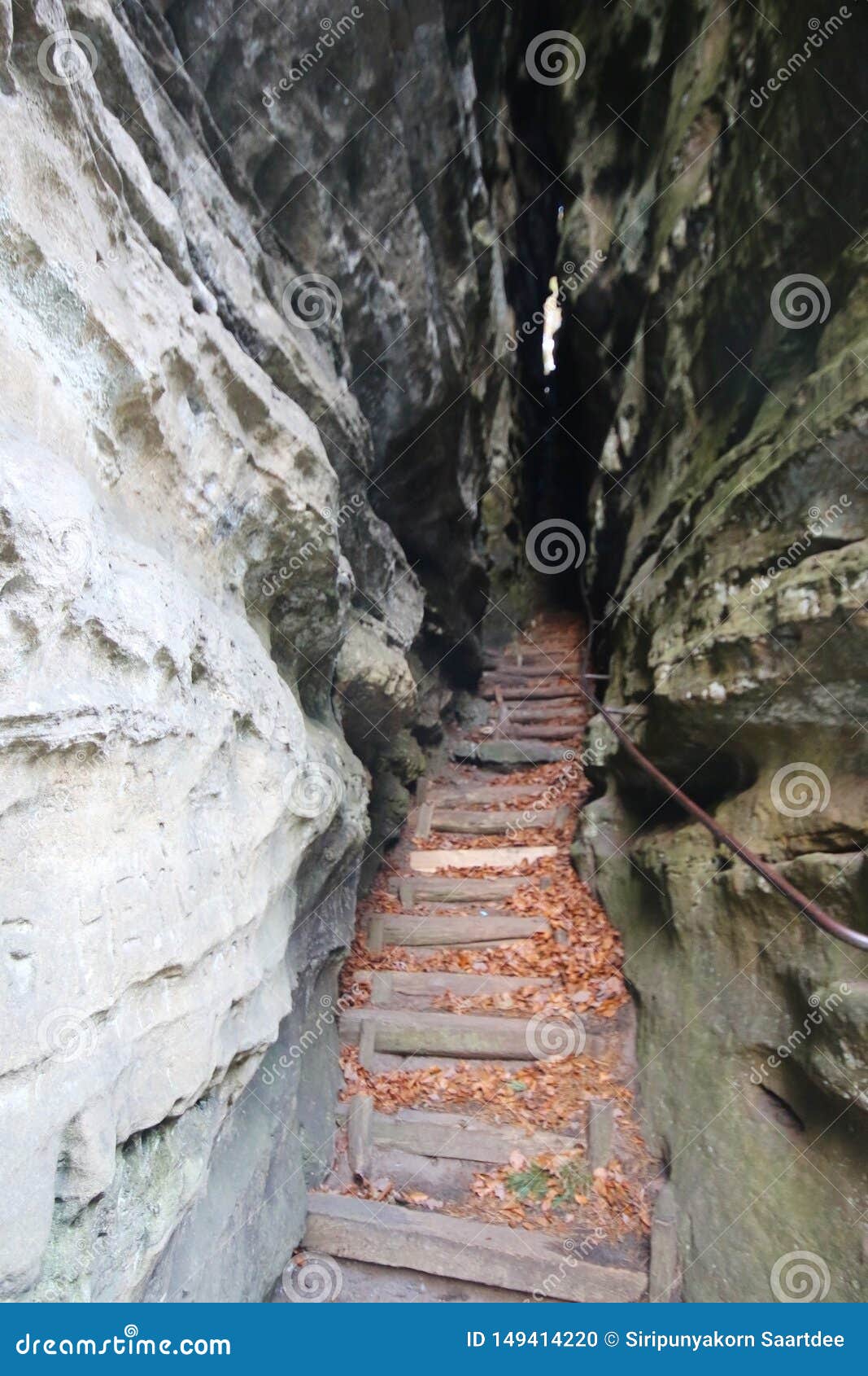 The Path between the Rocky Gorge Stock Photo - Image of luxembourg ...