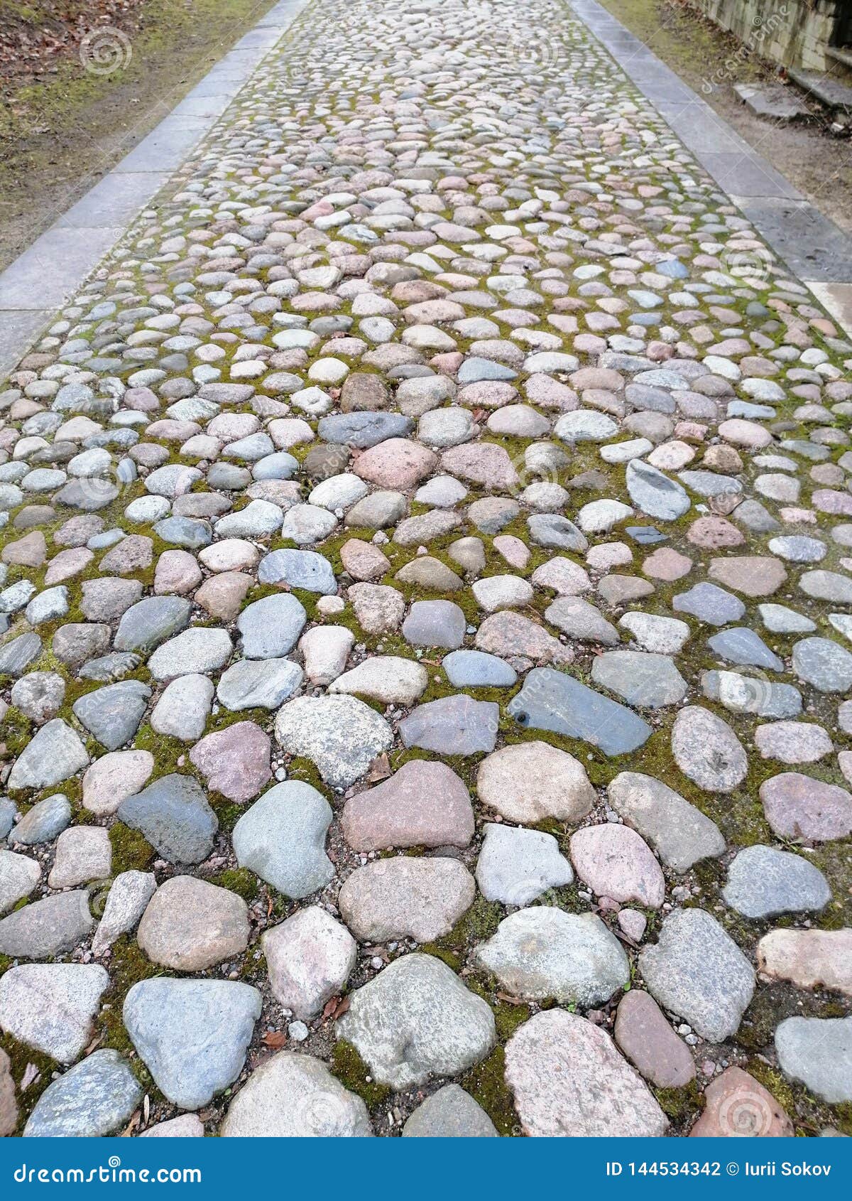 Path of Rough Colored Stones Stock Photo - Image of pavement, square ...