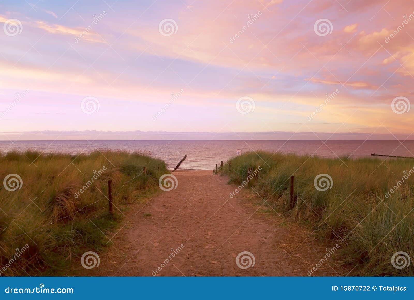 Path sea sunset stock photo. Image of east, baltic, waves - 15870722