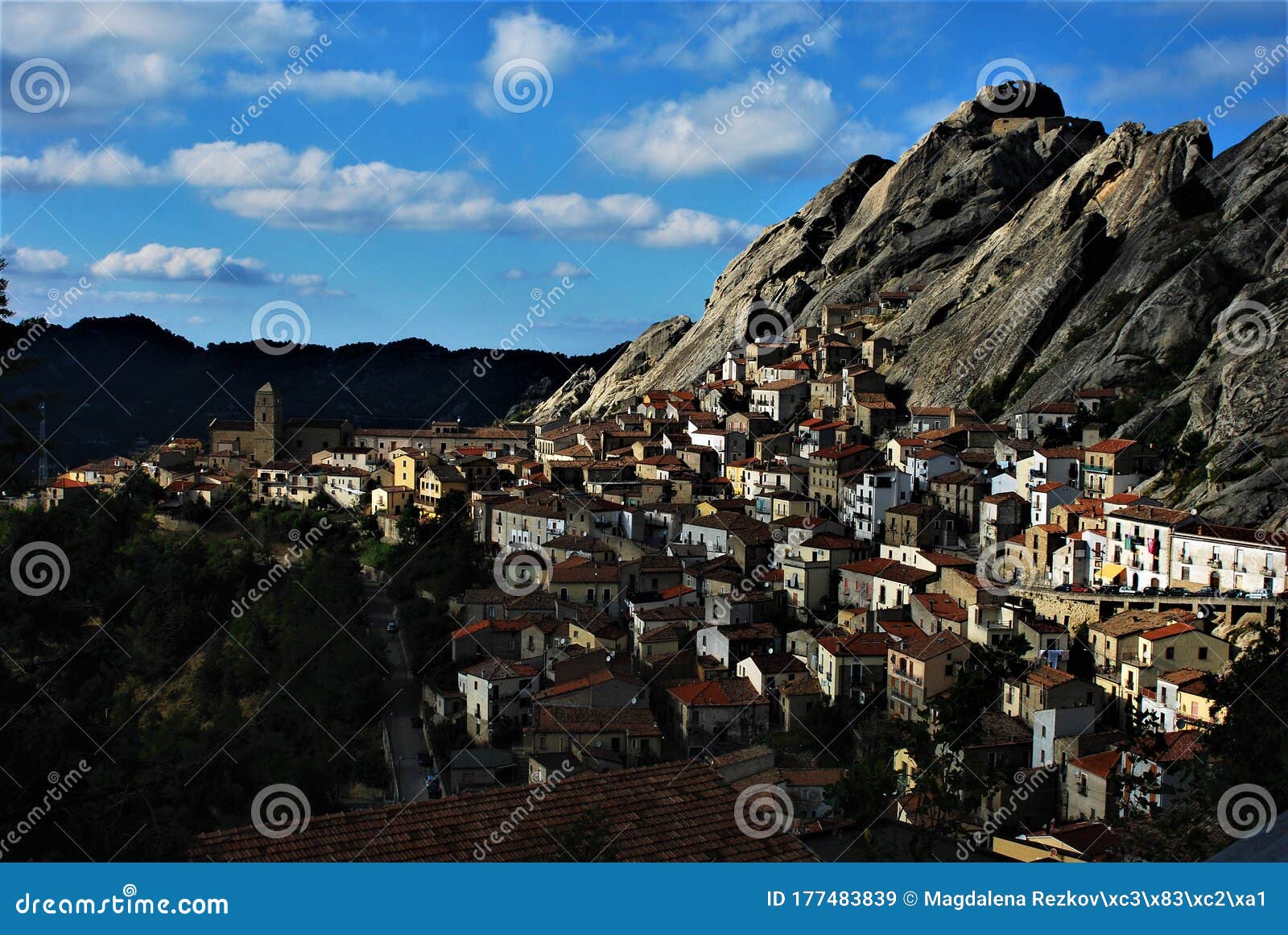 Path of the Seven Stones in Italy Stock Image - Image of mountains ...
