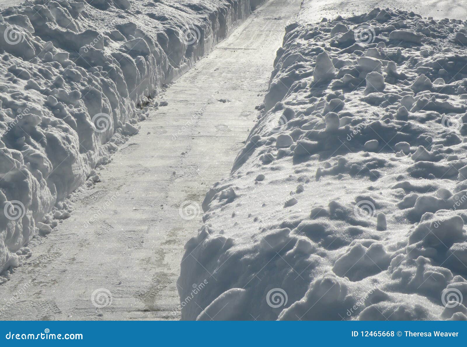 Path shoveled in snow stock photo. Image of december - 12465668