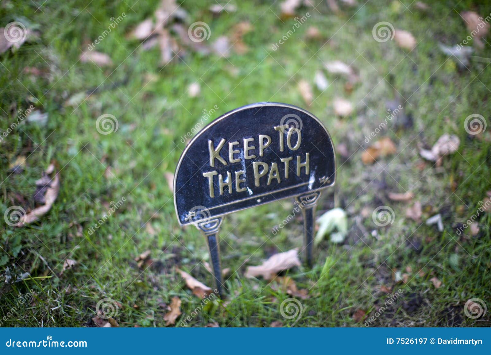 Path sign stock image. Image of rambling, access, direction - 7526197