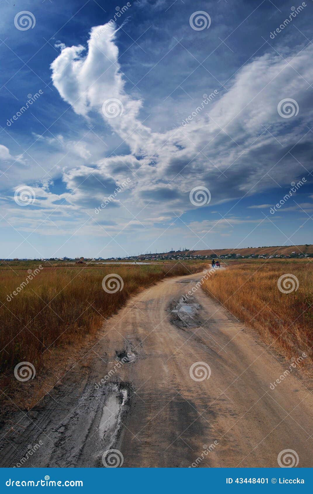The path in the sky stock image. Image of village, path - 43448401