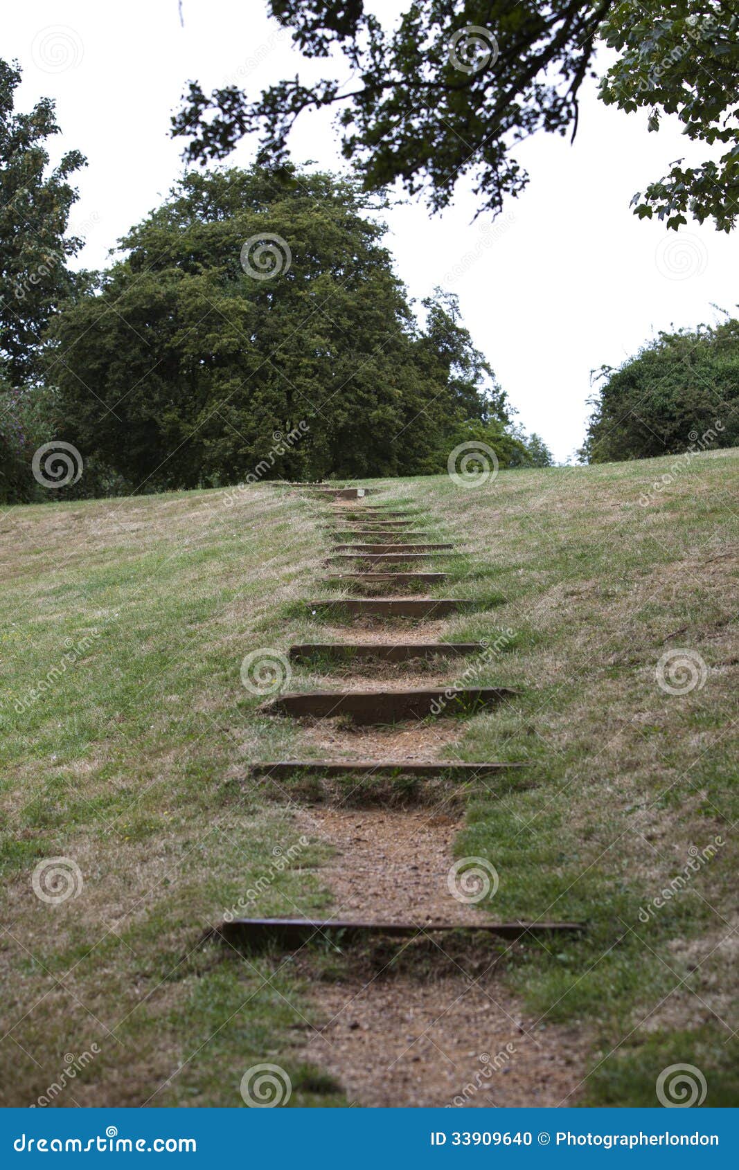 Path Of Stairs In British Park Royalty-Free Stock Image | CartoonDealer ...
