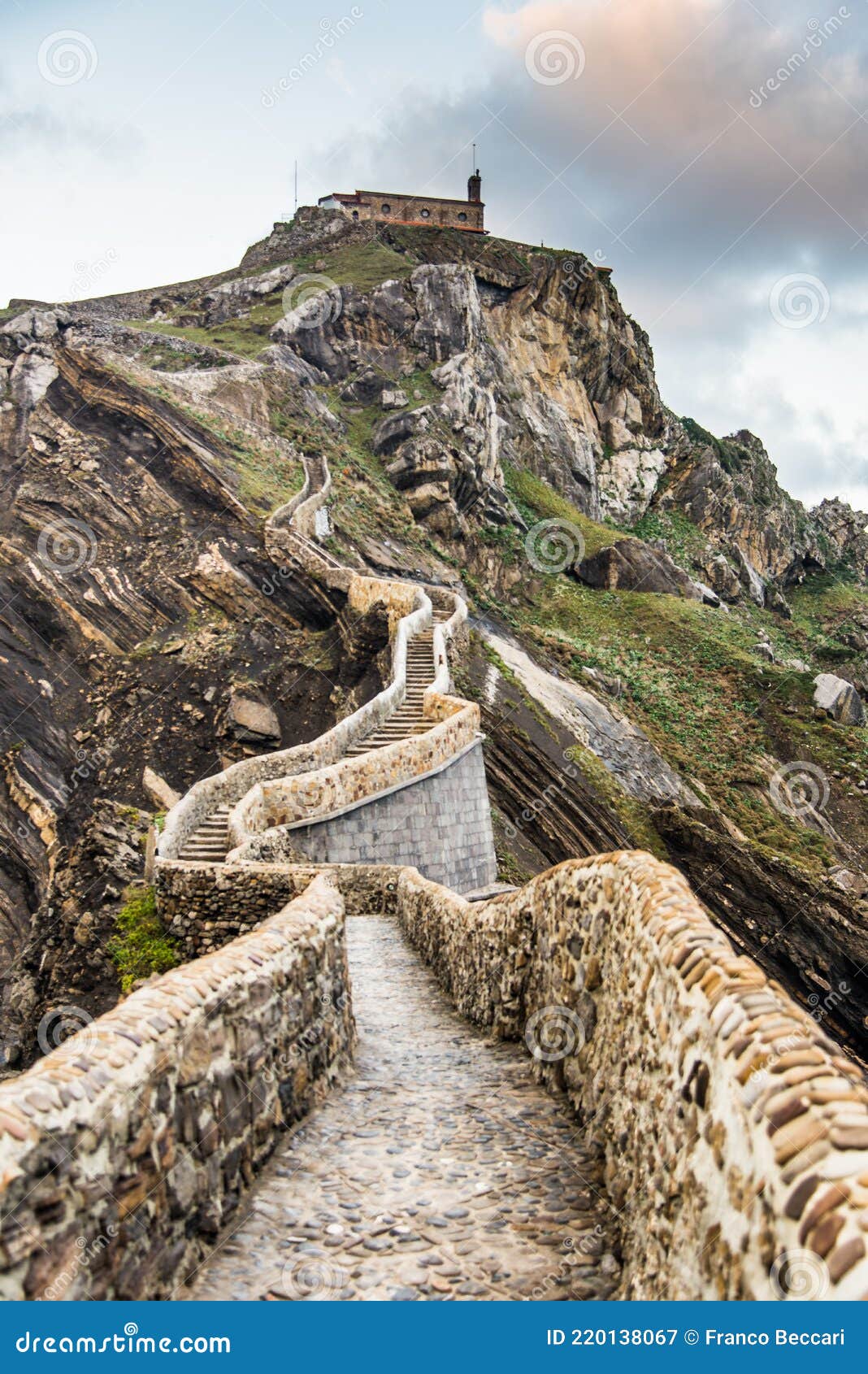 Long and winding road stock image. Image of convent - 220138067