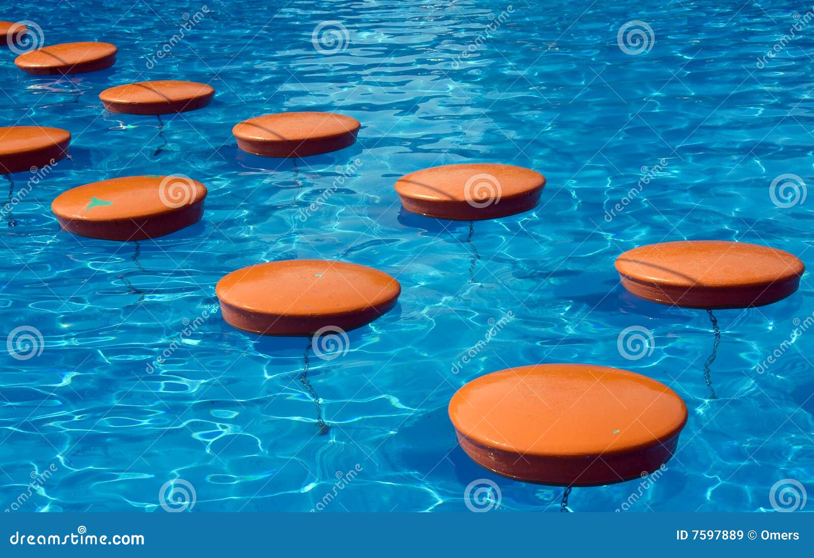 Path in swimming pool stock image. Image of turquoise - 7597889