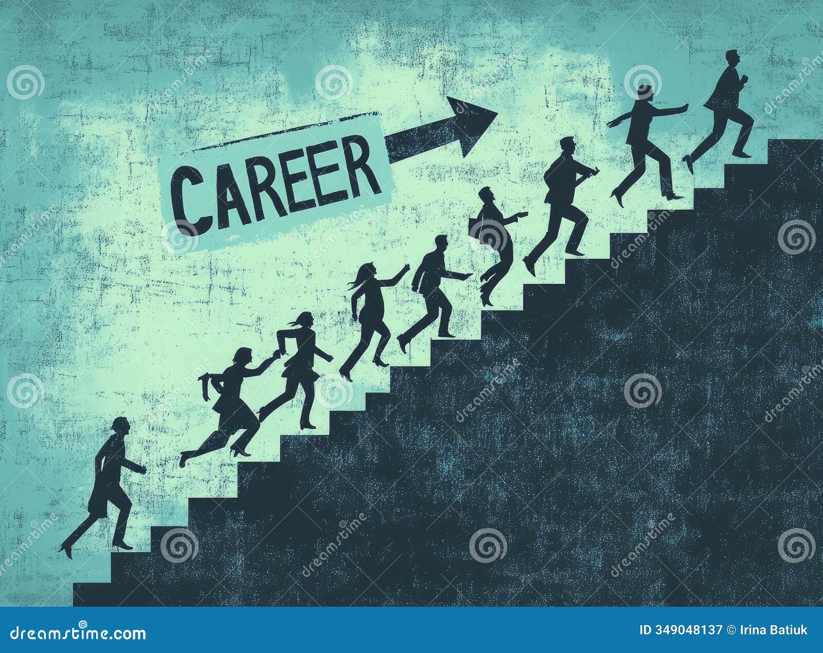 Path To Advancement, a Depiction of Steps in Professional Growth and ...