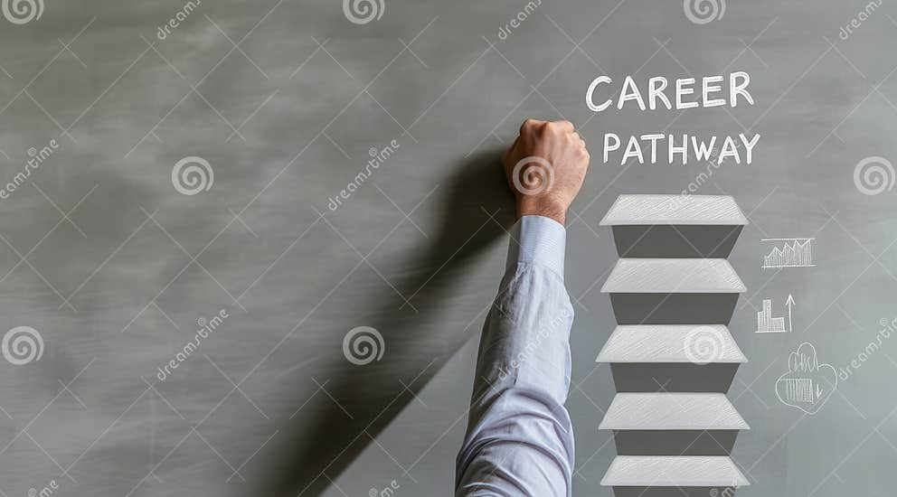 Path To Advancement, a Depiction of Steps in Professional Growth and ...